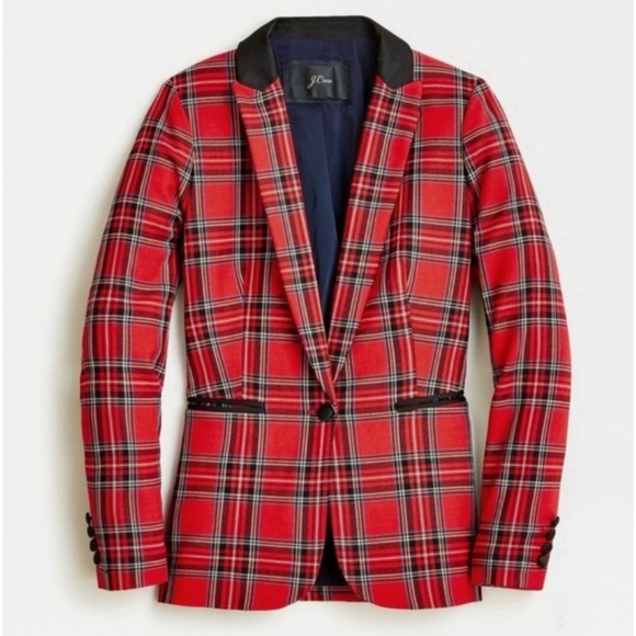 J Crew Plaid Blazer